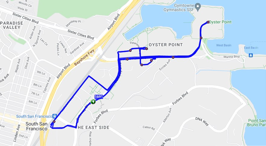 Oyster Point Caltrain Shuttle | Commute.org