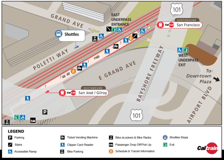 SSF Caltrain Shuttle Stop Change - Commute