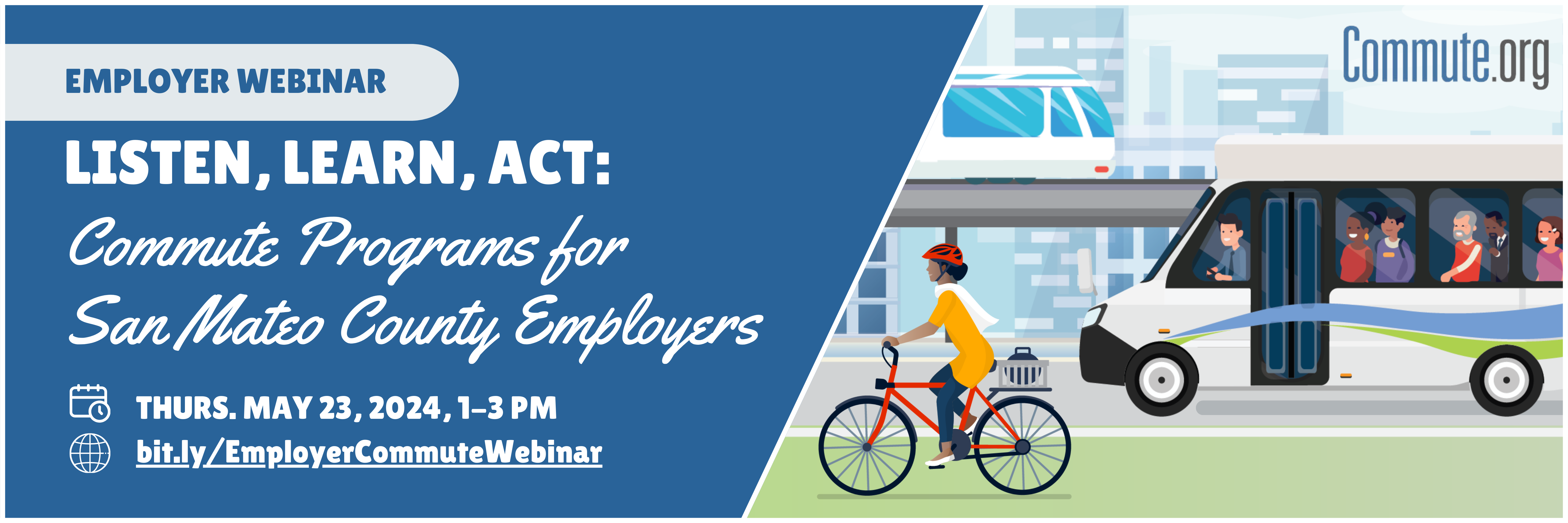 Webinar for San Mateo County Employers - Commute